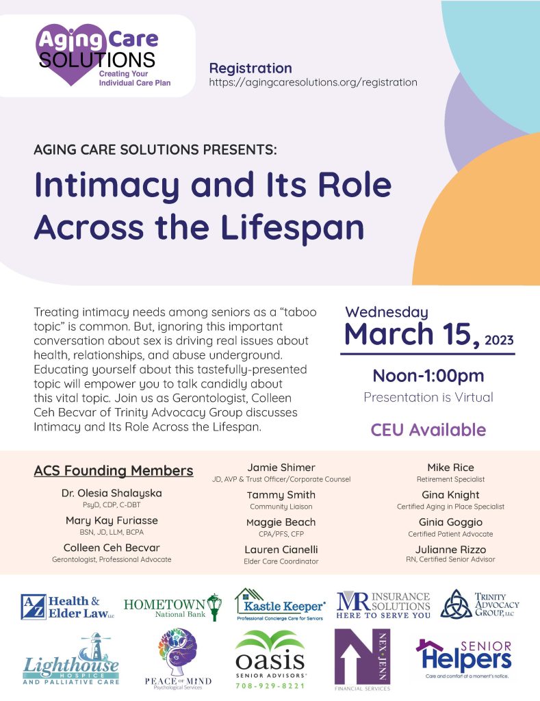 Intimacy and Its Role Across the Lifespan – A/Z Health & Elder Law LLC
